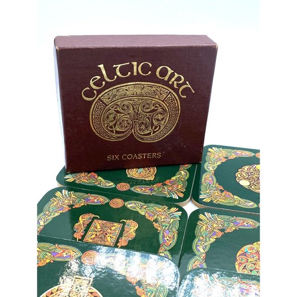 Picture Press Limited | Dining | Celtic Arc Green Coasters From Ireland ...